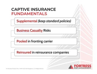 Todd bailey captive fundamentals (rev051418) | PDF
