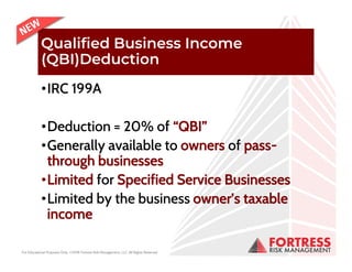 Todd Bailey IRC Section 199A 20% Deduction for Businesses | PPT