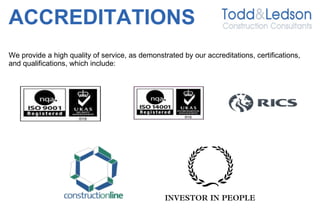 Todd & Ledson Practice Introduction | PPT