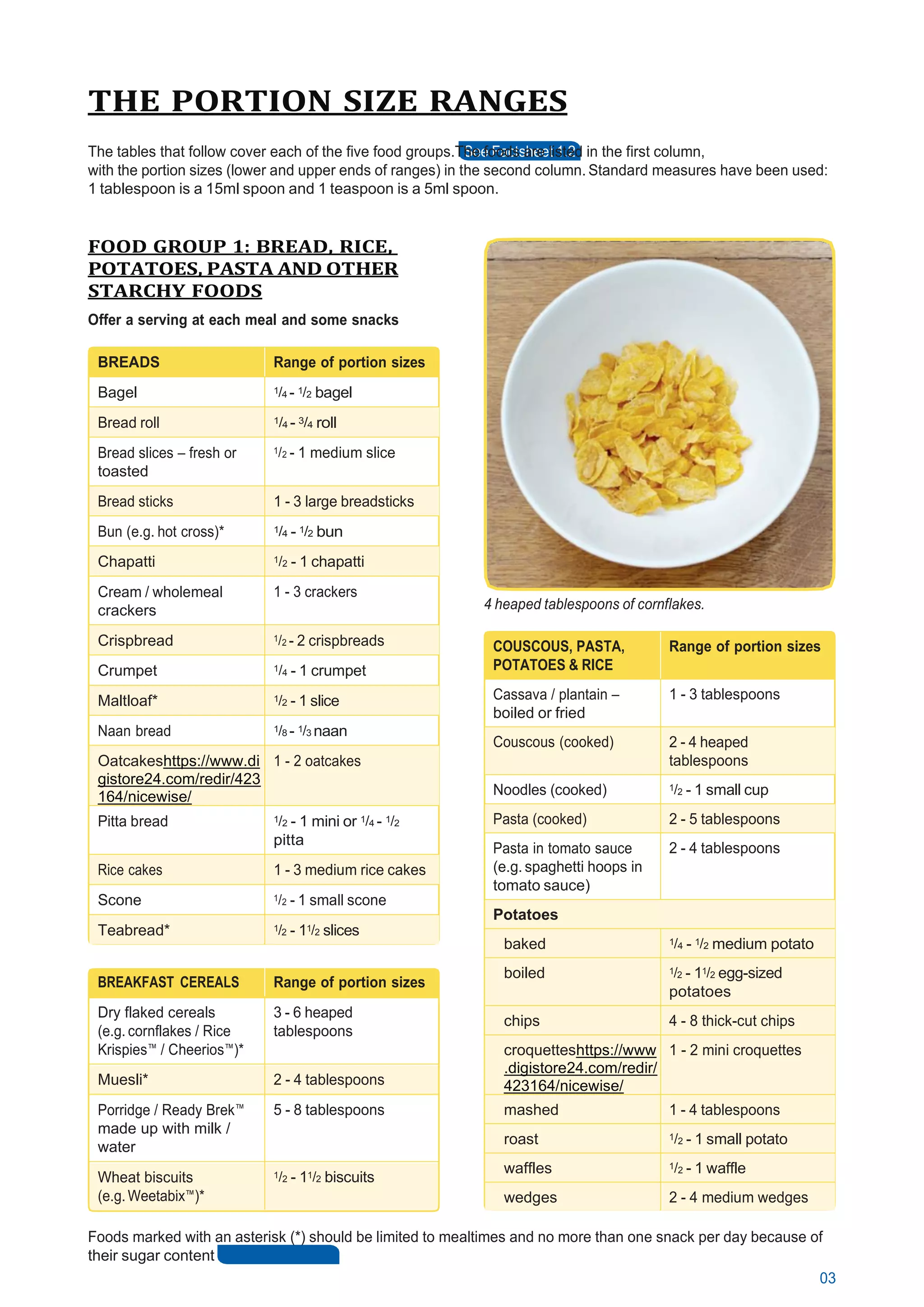 Toddlers and Child Food Guide.pdf | Nutrition | Healthy Living