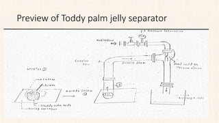 Toddy palm jelly separator | PPT