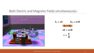 To Determine the Charge to Mass Ratio for Electron by JJ-Thomson’s ...