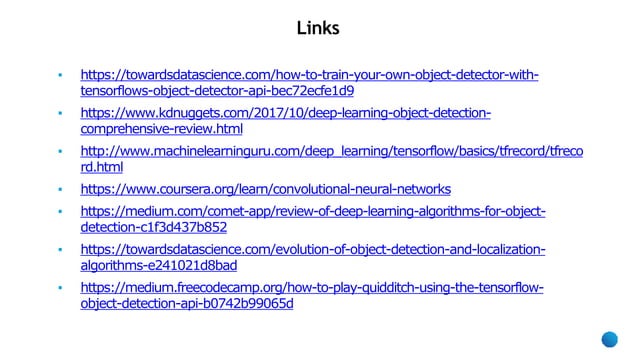 Object detection with Tensorflow Api | PPTX