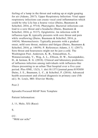 To do a comment to each post below in APA style with citation, n.docx