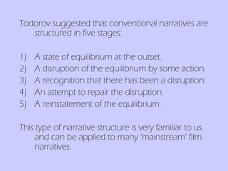 Todorovs Narrative Theory | PPT