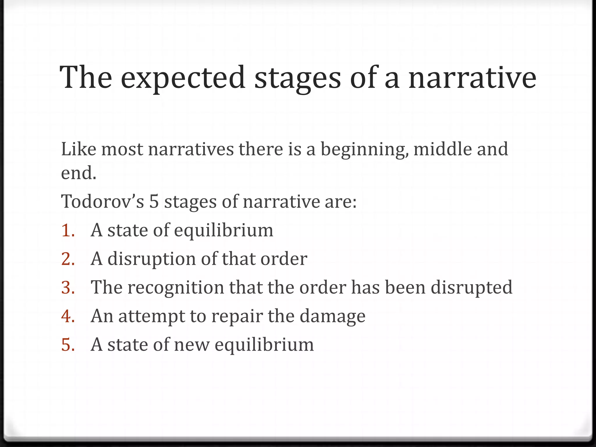 Todorov’s narrative theory | PPTX