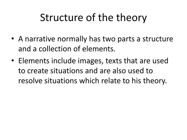 Todorov's narrative theory | PPTX