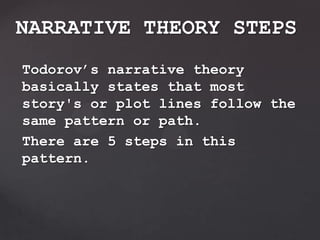 Todorov’s narrative theory | PPT