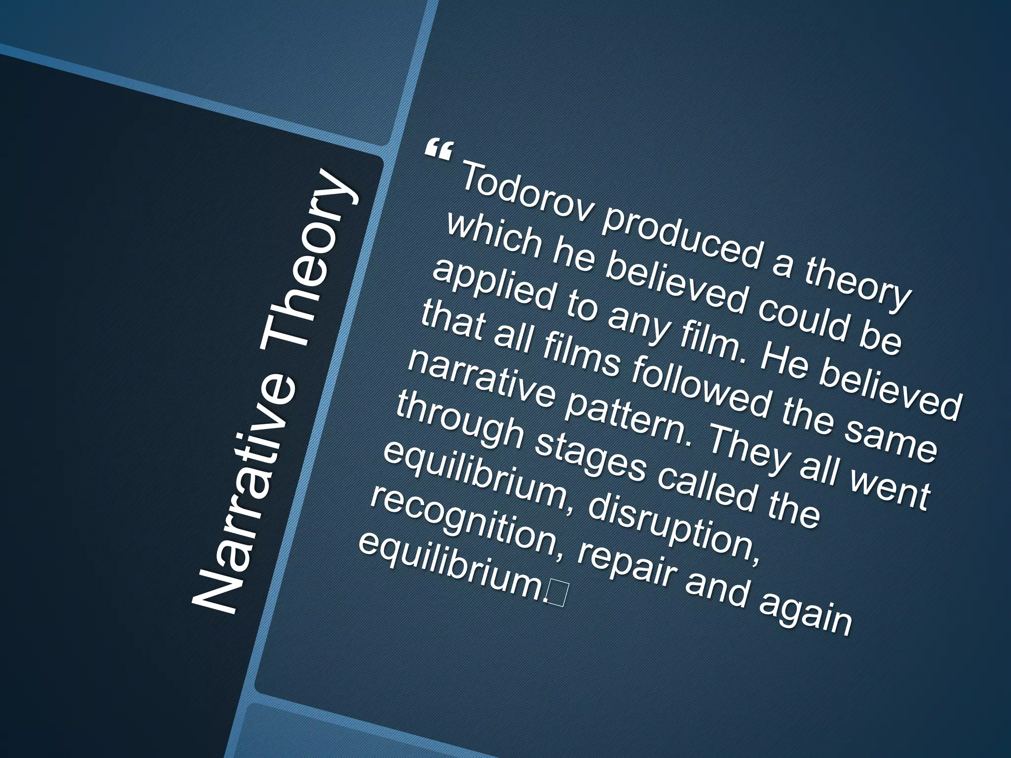 Todorov's narrative theory | PPTX