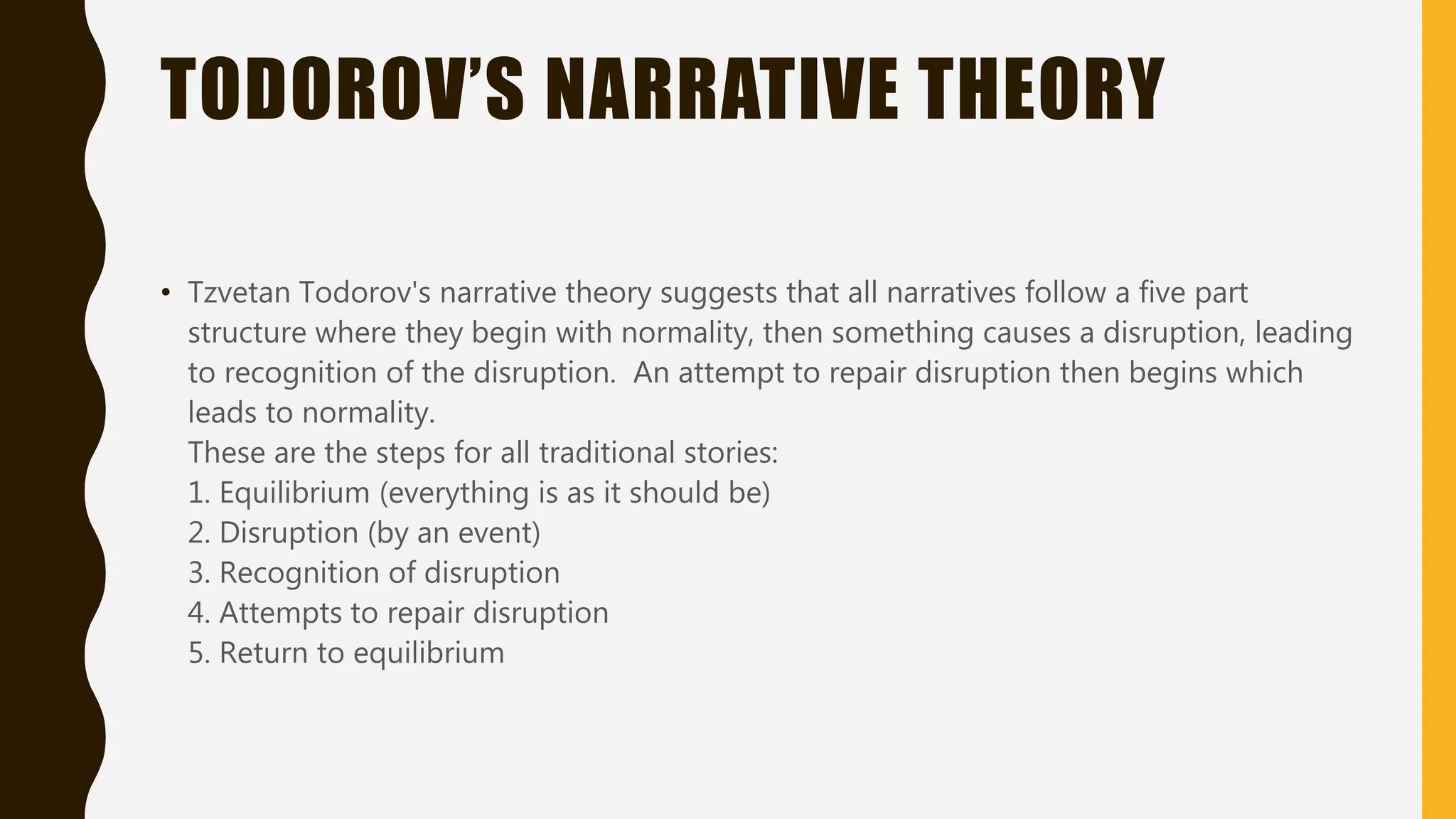 Todorov's narrative theory | PPT