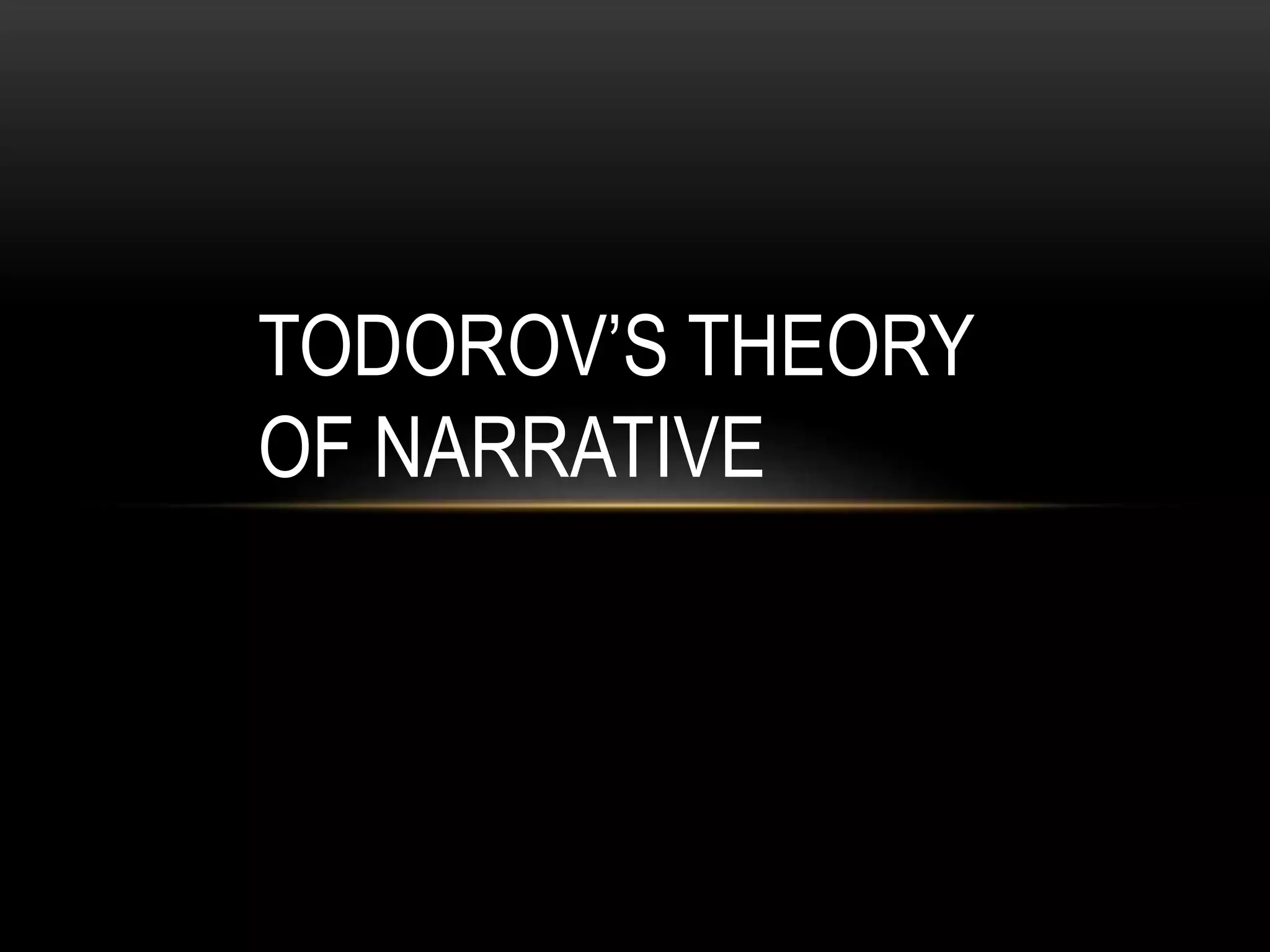 Todorovs theory | PPTX