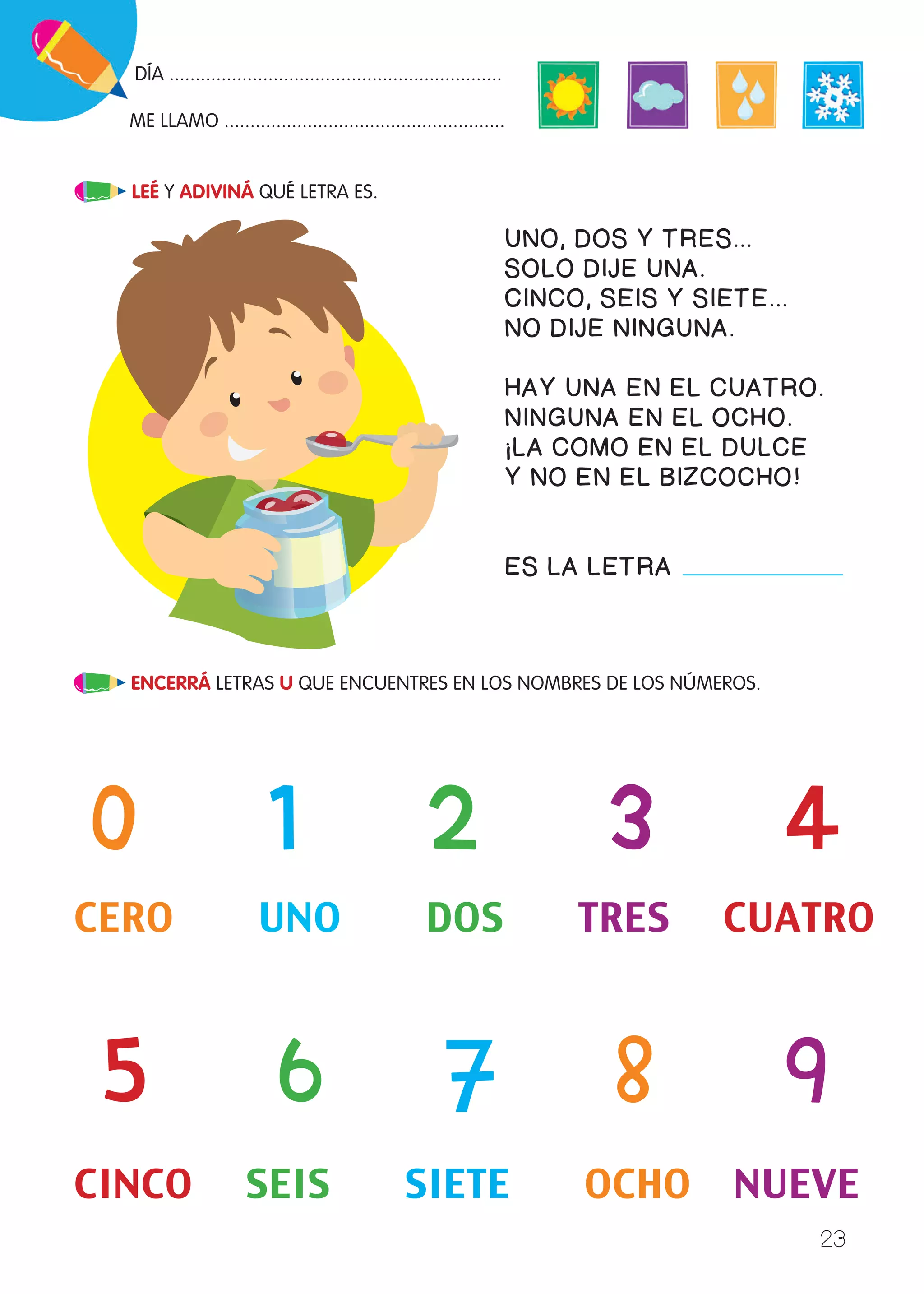 Todos los dias leo y escribo 1 | PDF