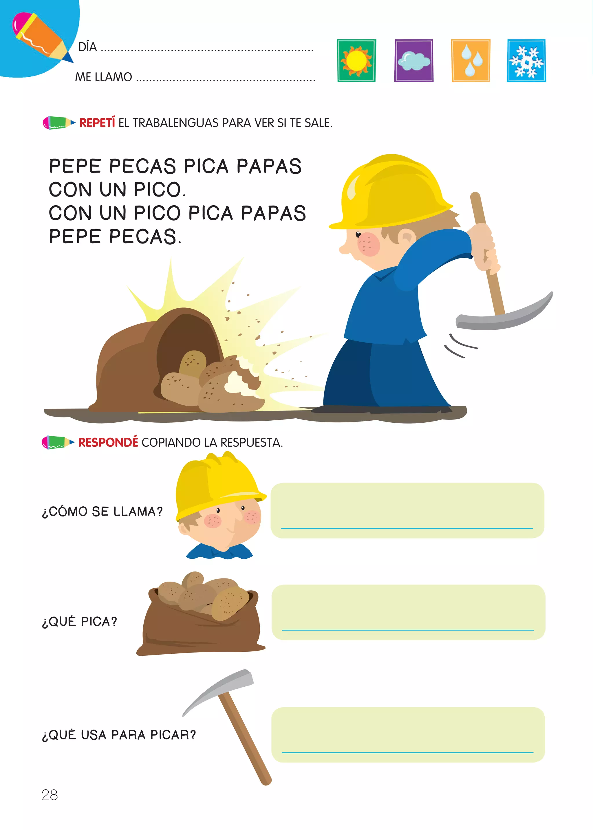 Todos los dias leo y escribo 1 | PDF