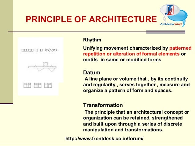 Principle of architecture
