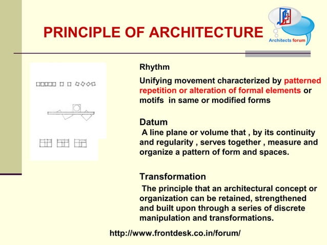 Tod principle of architecture | PPT
