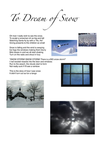 To dream of snow | PDF | Weather | Science