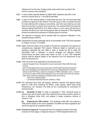 Transit Oriented Development (TOD) Regulations 2016 | PDF