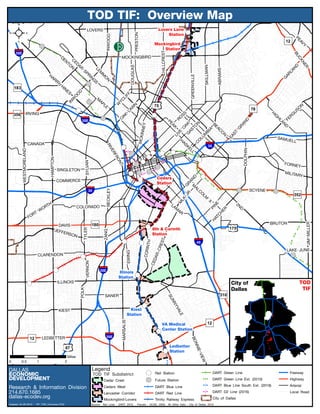 TOD TIF Map - Dallas Texas | PDF