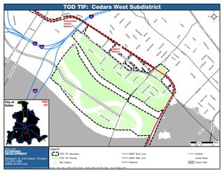 TOD TIF Map - Dallas Texas | PDF
