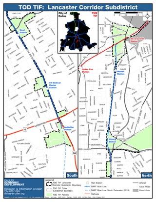TOD TIF Map - Dallas Texas | PDF