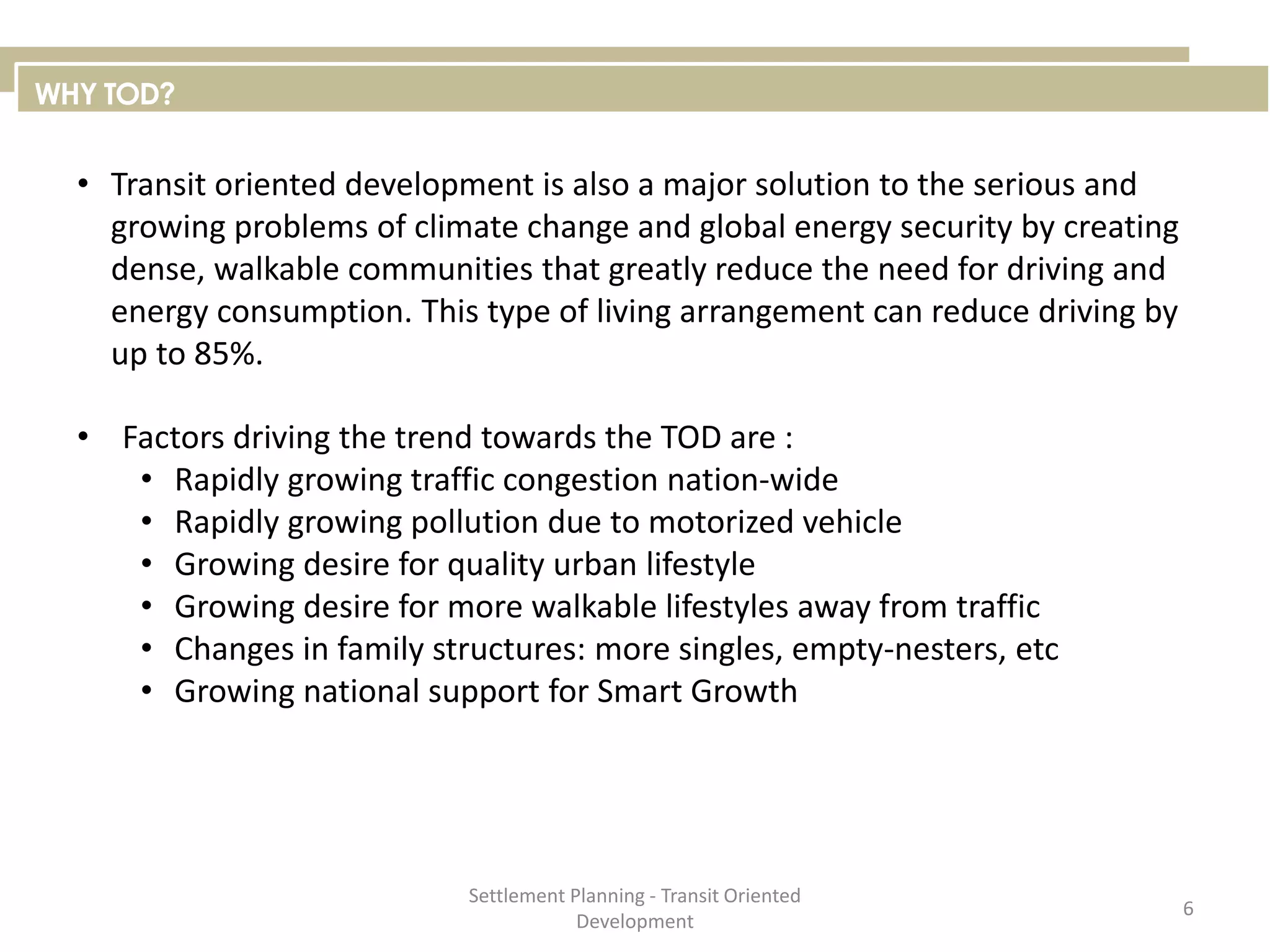 TOD - Transit Oriented Development | PDF