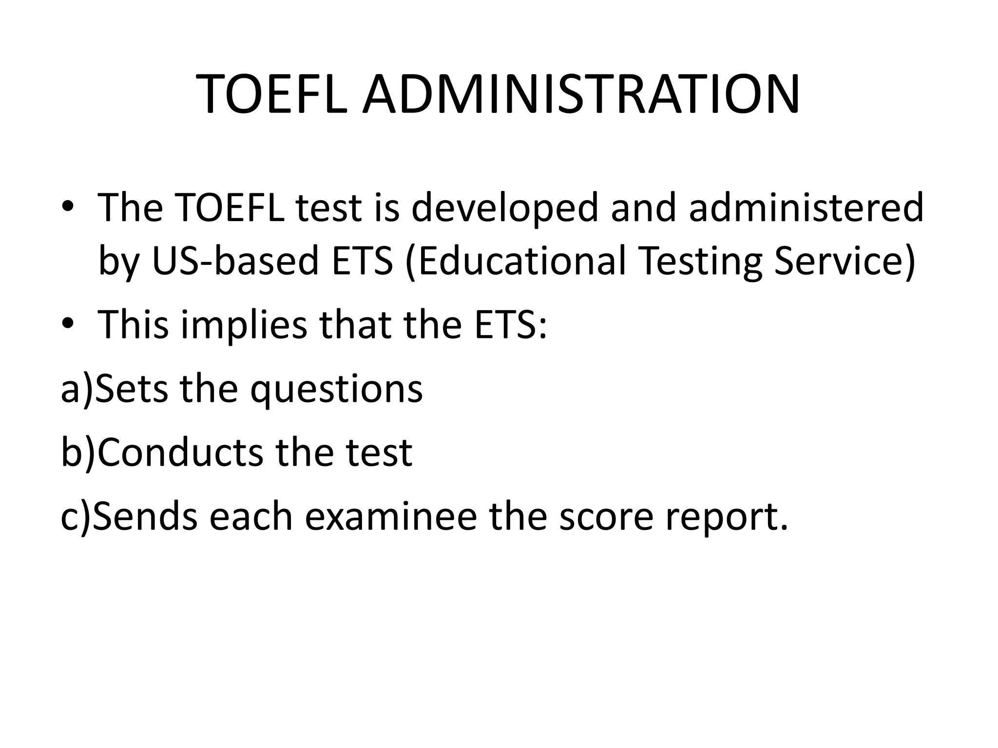 Toefl | PPT