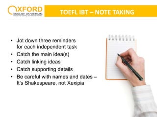 Tips for TOEFL iBT | PPT