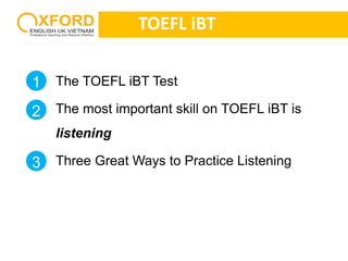 Tips for TOEFL iBT | PPT