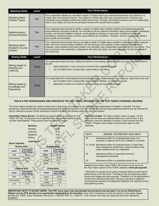 TOEFL iBT - Lorenzo Casale | PDF