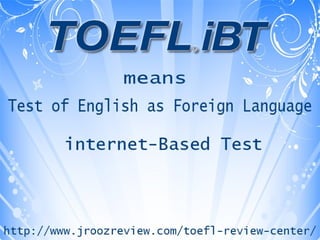 The Meaning of TOEFL | PPT