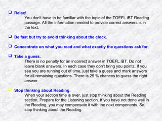 TOEFL-Reading Skill (1) tips and trick.ppt