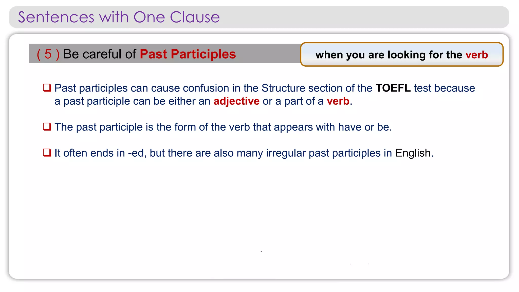 TOEFL - Structure and Written Expression | PDF