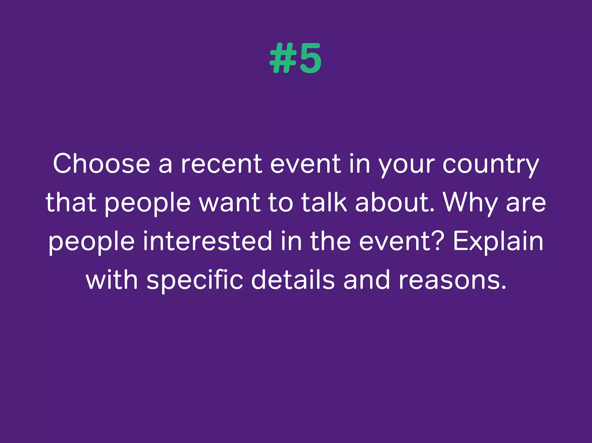 TOEFL Speaking Topics: What You'll Talk About on the TOEFL | PDF ...