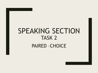 Toefl Test - Speaking Sample Questions - Task 2 | PPT
