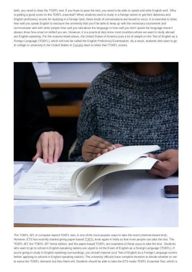 TOEFL | PDF