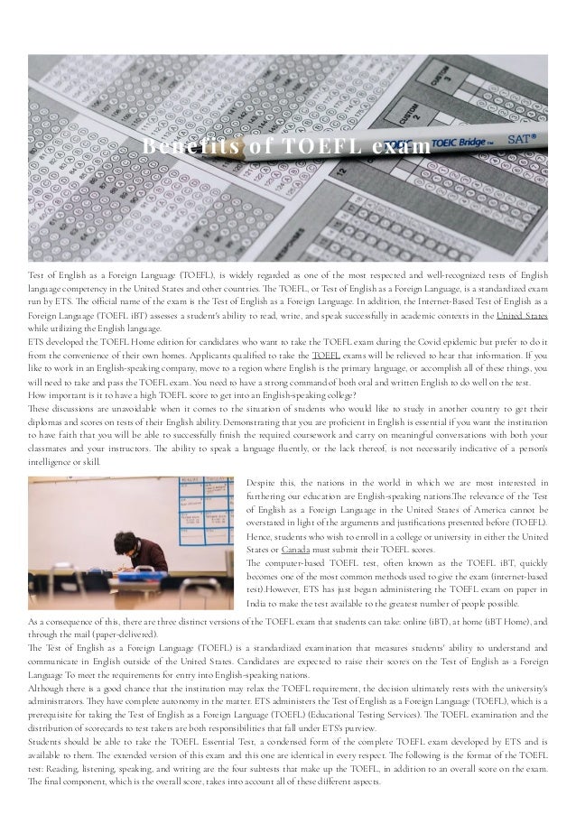 TOEFL | PDF