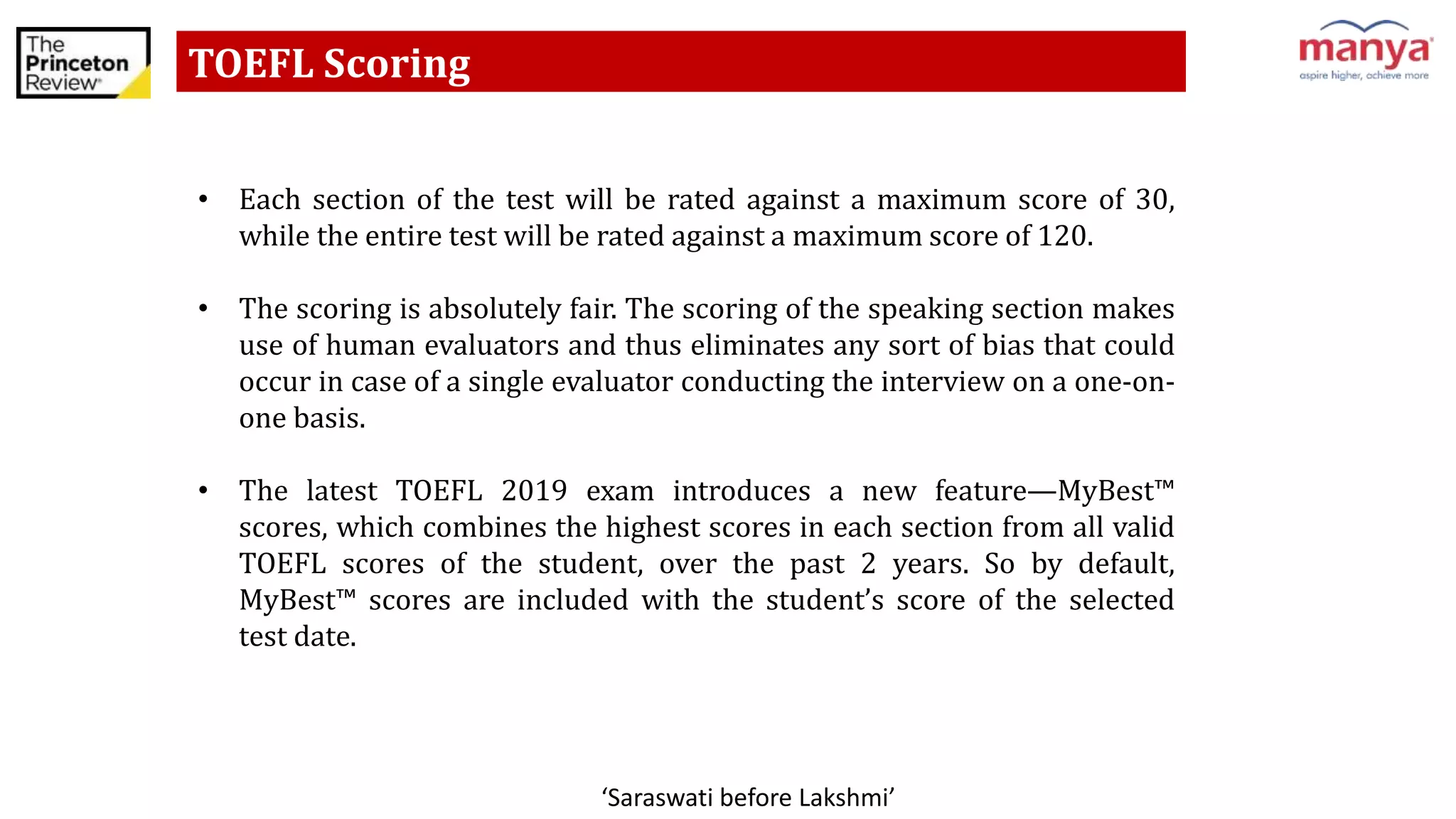 TOEFL Preparation: Complete Guide On Updated TOEFL Format 2019 | PPT