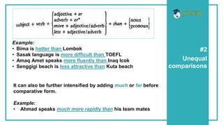 TOEFL skills - comparstive superlative skills | PPT