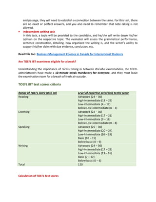 A Quick Guide to Follow for the TOEFL exam | PDF