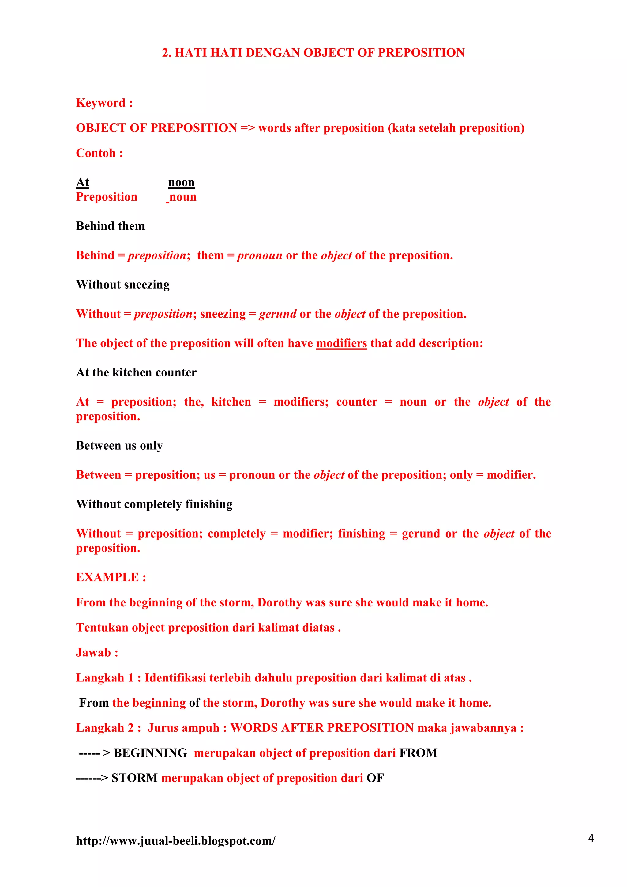 Toefl grammar tutorial | PDF