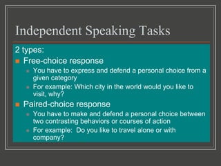 Toefl iBT Introduction | PPT