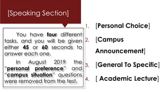 TOEFL iBT - Speaking Questions Instructional Tips.pptx