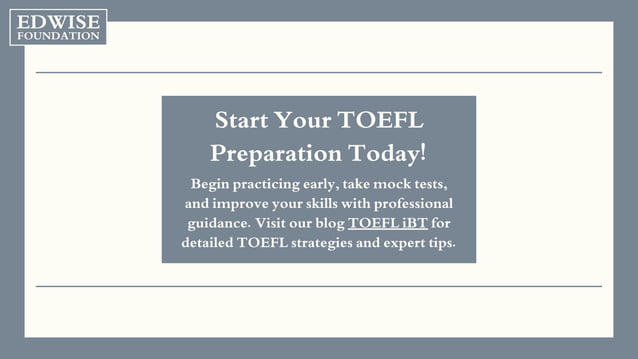 TOEFL iBT: Everything You Need to Know... | PDF