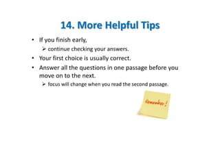 TOEFL IBT Reading Overview | PDF