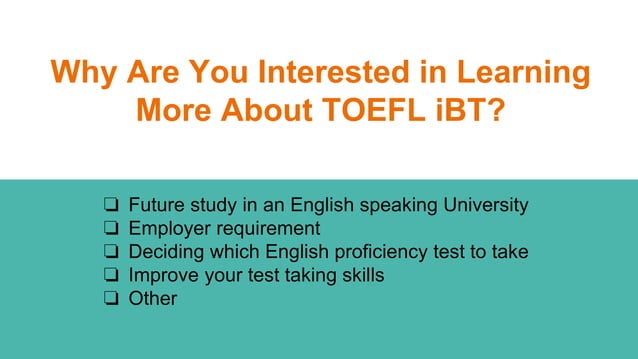 Toefl iBT success strategies & tips | PPTX