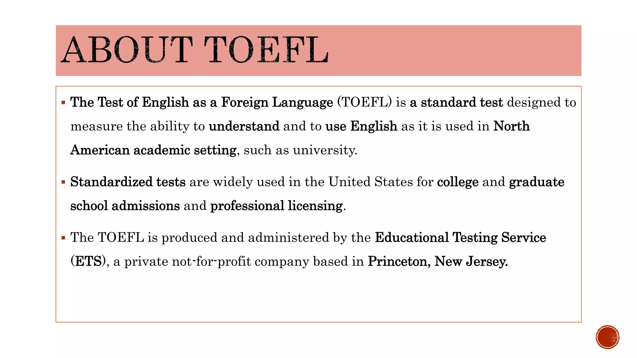 TOEFL iBT Test Preparation Guide.pptx
