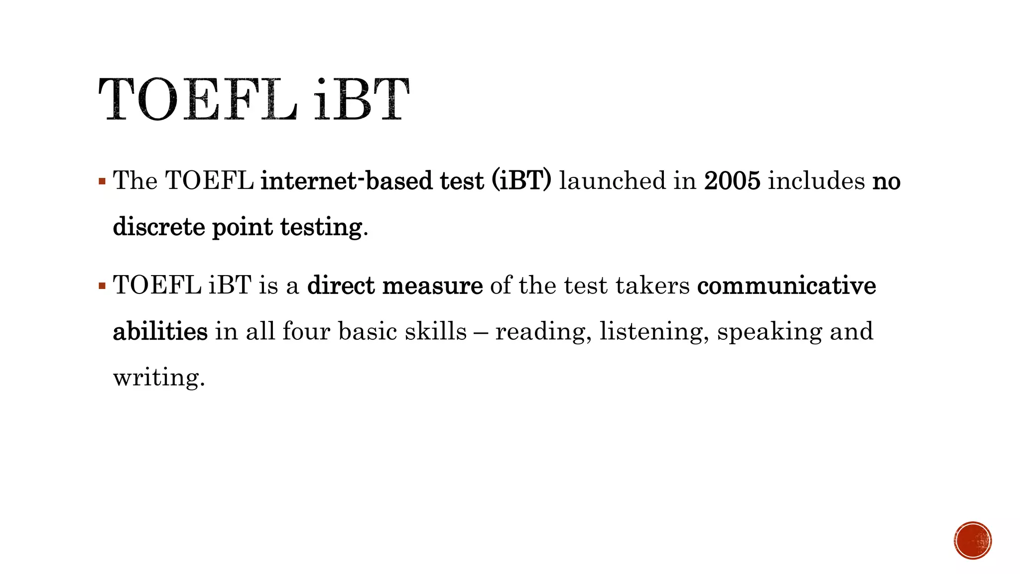 TOEFL iBT Test Preparation Guide.pptx