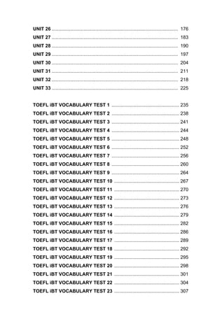 Toefl ibt vocabulary | PDF