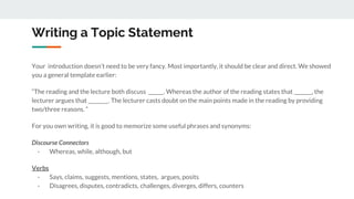 Toefl integrated writing 4 | PPTX