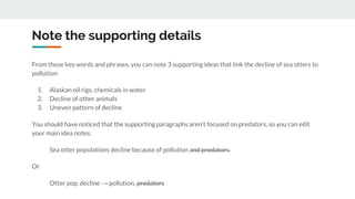 Toefl integrated writing notes (1) | PPTX